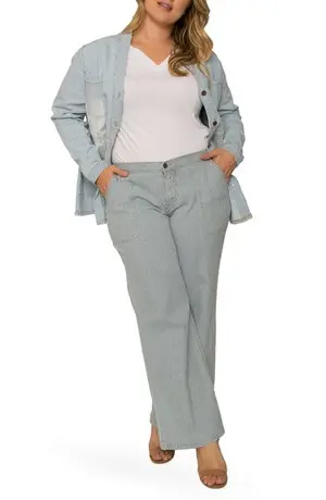 STANDARDS & PRACTICES Mona High Waist Wide Leg Jeans