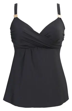 MIRACLESUIT® Surplice Underwire Tankini Top