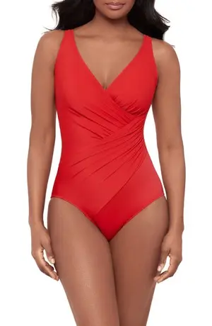 MIRACLESUIT® Must Haves Oceanus One-piece Swimsuit - Poppy