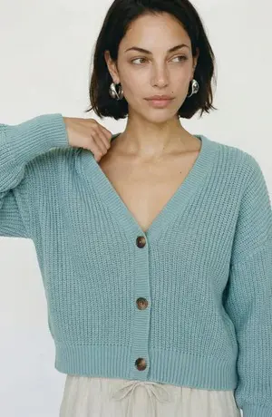 Vero Moda Lea Cardigan - Gray Mist