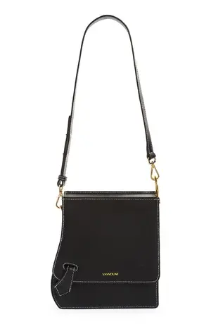 VAVVOUNE Riya Leather Shoulder Bag