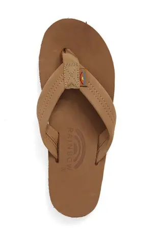 Rainbow Wide Strap Flip Flop - Sierra