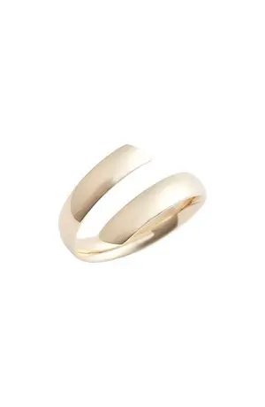 Bony Levy Bony Levy 14k Gold Beveled Edge Bypass Ring Yellow Gold