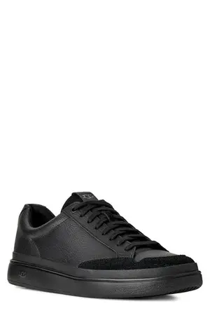 UGG South Bay Lace-up Leather Sneakers - Black/black