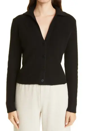 Vince Polo Collar Cashmere Cardigan