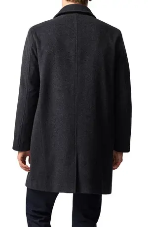 Rodd & Gunn Archers' Wool-blend Overcoat - Granite