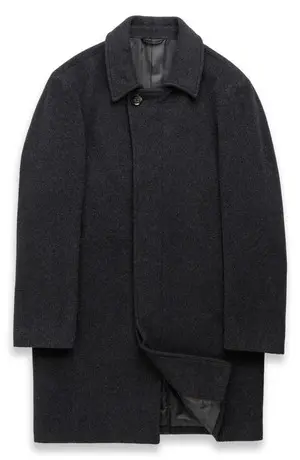 Rodd & Gunn Archers' Wool-blend Overcoat - Granite