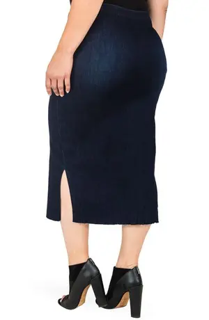 STANDARDS & PRACTICES Elain Denim Pencil Skirt