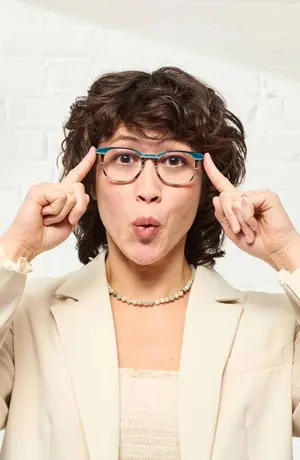 Eyebobs Boardroom 50mm Eyeglasses - Teal Multi/clear