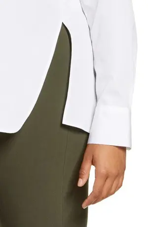Vince Cotton Poplin Button-up Shirt - Optic White