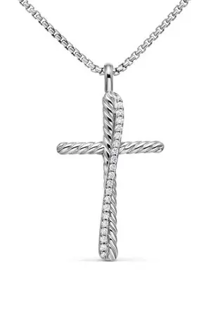 David Yurman Crossover Cross Necklace
