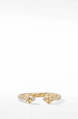 David Yurman Renaissance Ring In 18k Gold With Gemstones And Diamonds - Gold/diamond