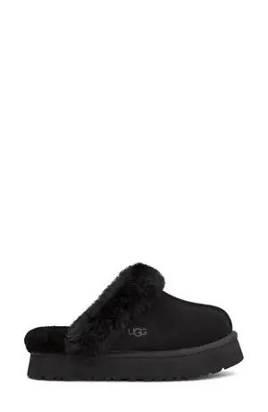 UGG Disquette Shearling-lined Slipper - Blk