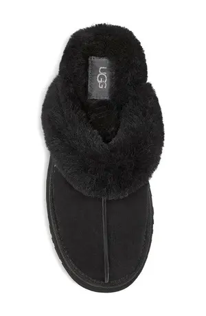 UGG Disquette Shearling-lined Slipper - Blk