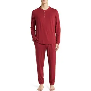 Eberjey Henry Jersey Pajamas Sangria