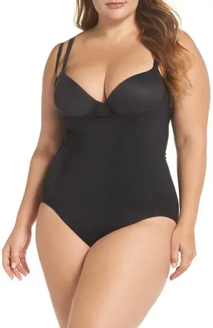 Spanx Spanxsculpt™ Oncore Open Bust Brief Bodysuit - Very Black