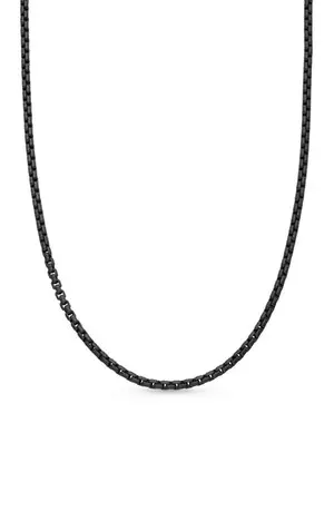 David Yurman Box Chain Necklace - Silver