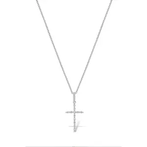 Bony Levy Diamond Cross Pendant Necklace - Yellow