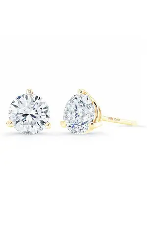 Bony Levy Bony Levy Diamond Stud Earrings 18k Yellow Gold