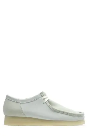 Clarks Wallabee Moc Toe Derby - White Combination