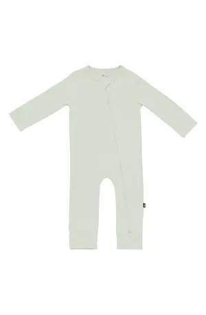 KYTE BABY Zip-up Romper Aloe
