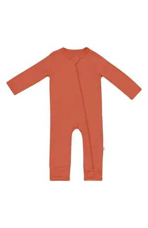 KYTE BABY Zip-up Romper Clementine