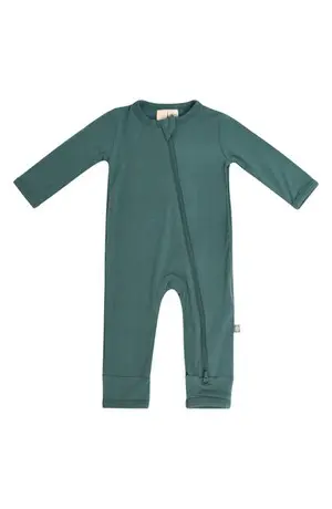 KYTE BABY Zip-up Romper Emerald