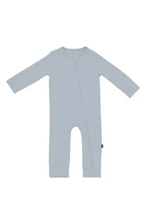 KYTE BABY Zip-up Romper Fog