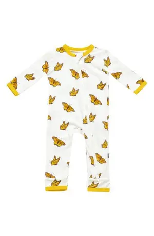 KYTE BABY Zip-up Romper Monarch