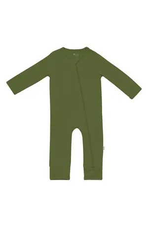 KYTE BABY Zip-up Romper Olive
