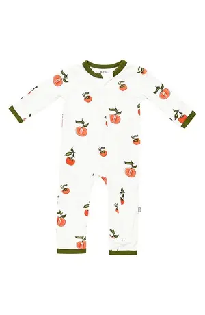KYTE BABY Zip-up Romper Persimmon