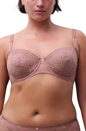 Chantelle C Jolie Underwire Demi Bra - Rose Des Bois