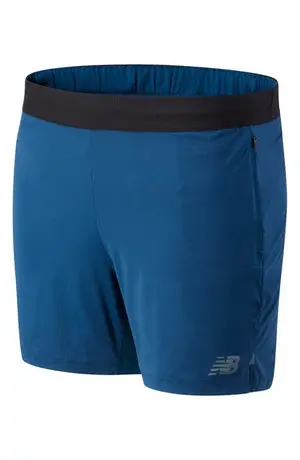 NEW BALANCE Q Speed Fuel Pocket Performance Running Shorts - Rogue Wave