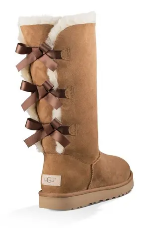 UGG Bailey Bow Tall Ii Boots - Chestnut Suede
