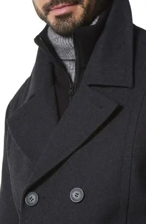 Marc New York Danton Water Resistant Peacoat