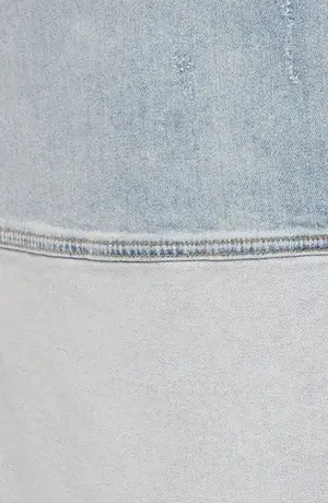 NYDJ Frayed Denim Pencil Skirt