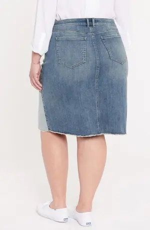 NYDJ Center Slit Midi Skirt