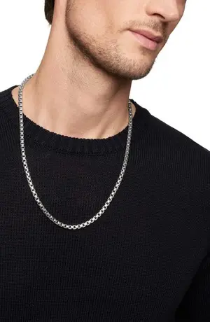 David Yurman Box Chain Necklace