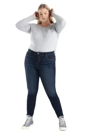 SLINK JEANS Dark Wash Stretch Jeggings - Micah