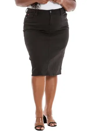 SLINK JEANS SLINK Jeans Stretch Cotton Denim Skirt