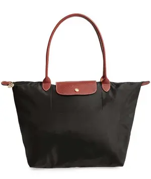 Longchamp Large Le Pliage Tote - Cognac