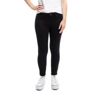 1822 Denim Butter Crop Skinny Jeans - Black