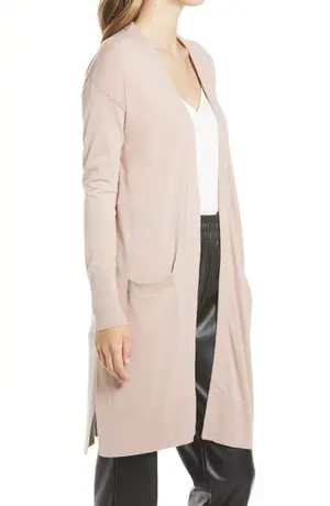 Halogen Open Front Pocket Cardigan