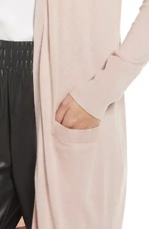 Halogen Open Front Pocket Cardigan