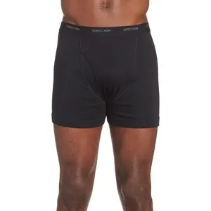 Nordstrom 3-pack Supima® Cotton Boxer Briefs - Black