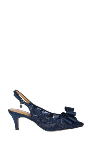 J. Reneé Yazmine Pointed Toe Slingback Pumps