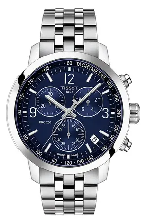 TISSOT Tissot PRC 200 Chronograph Bracelet Watch Blue