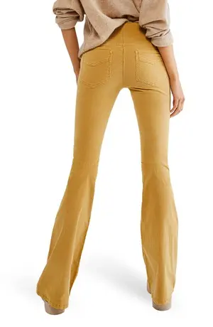 Free People We The Free Pull-on Flare Corduroy Pants