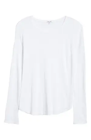 Splendid Crewneck Slub Jersey Tee - White