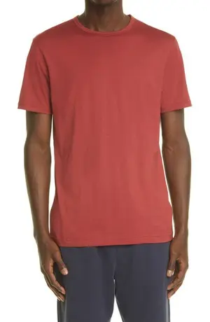 Sunspel Crewneck T-shirt Brick Red